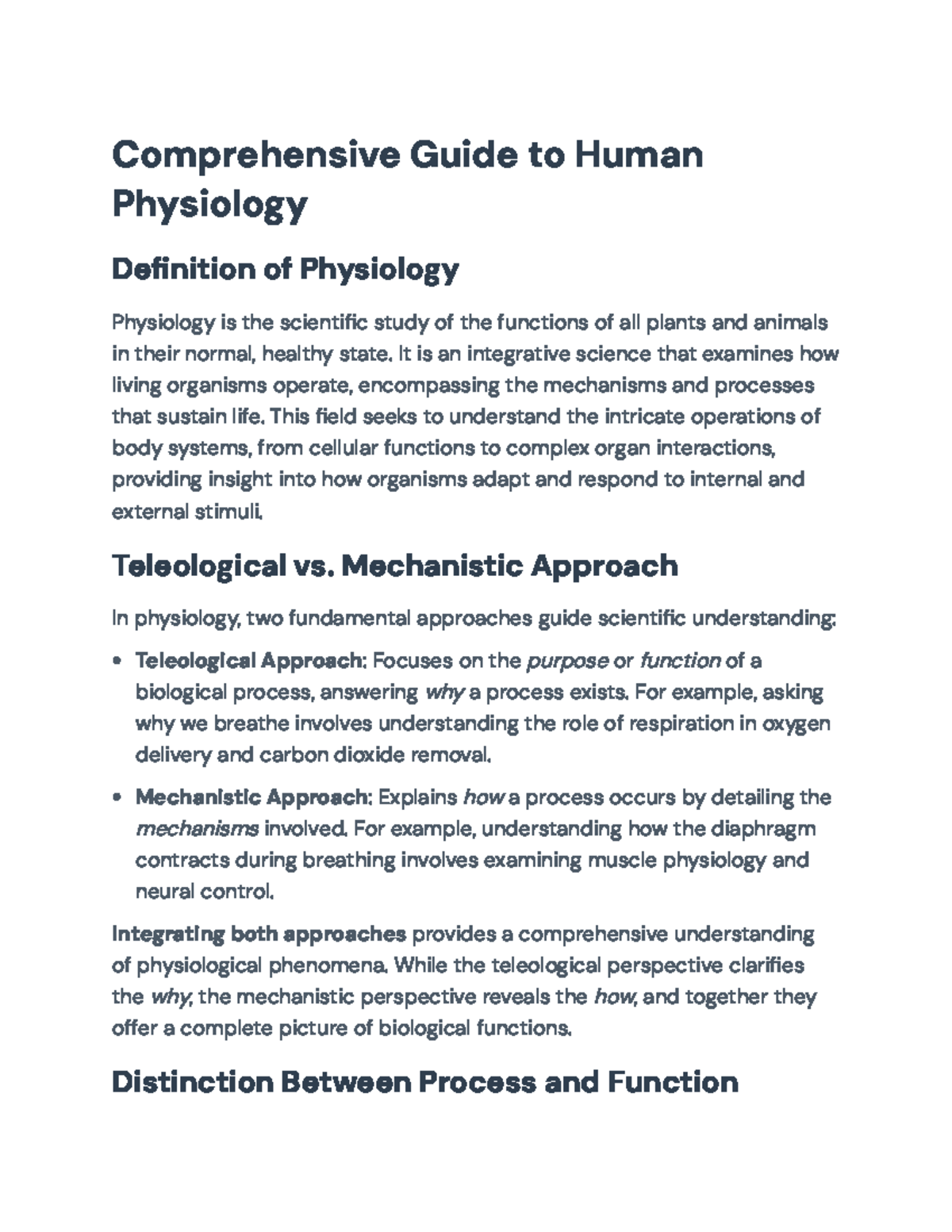 Comprehensive Guide to Human Physiology: Homeostasis & Feedback ...