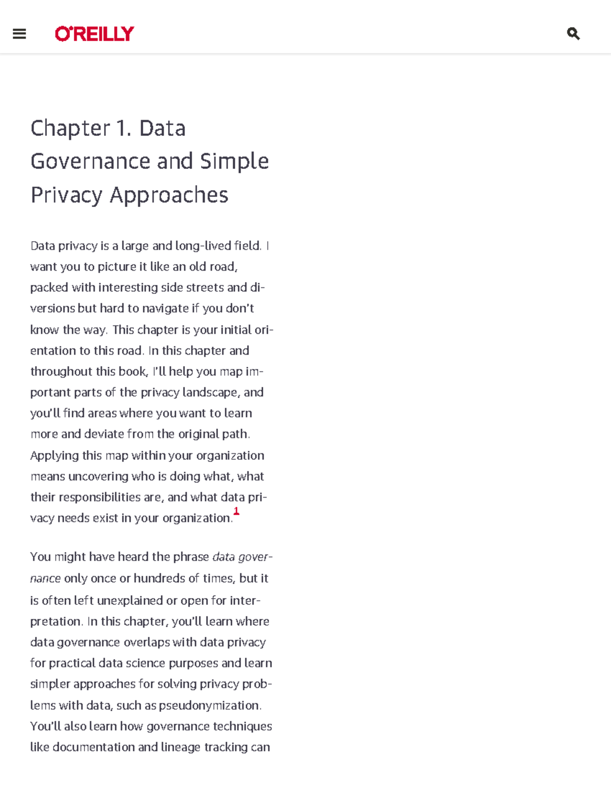 Basic Principles of Data Governance and Privacy Techniques in Data ...