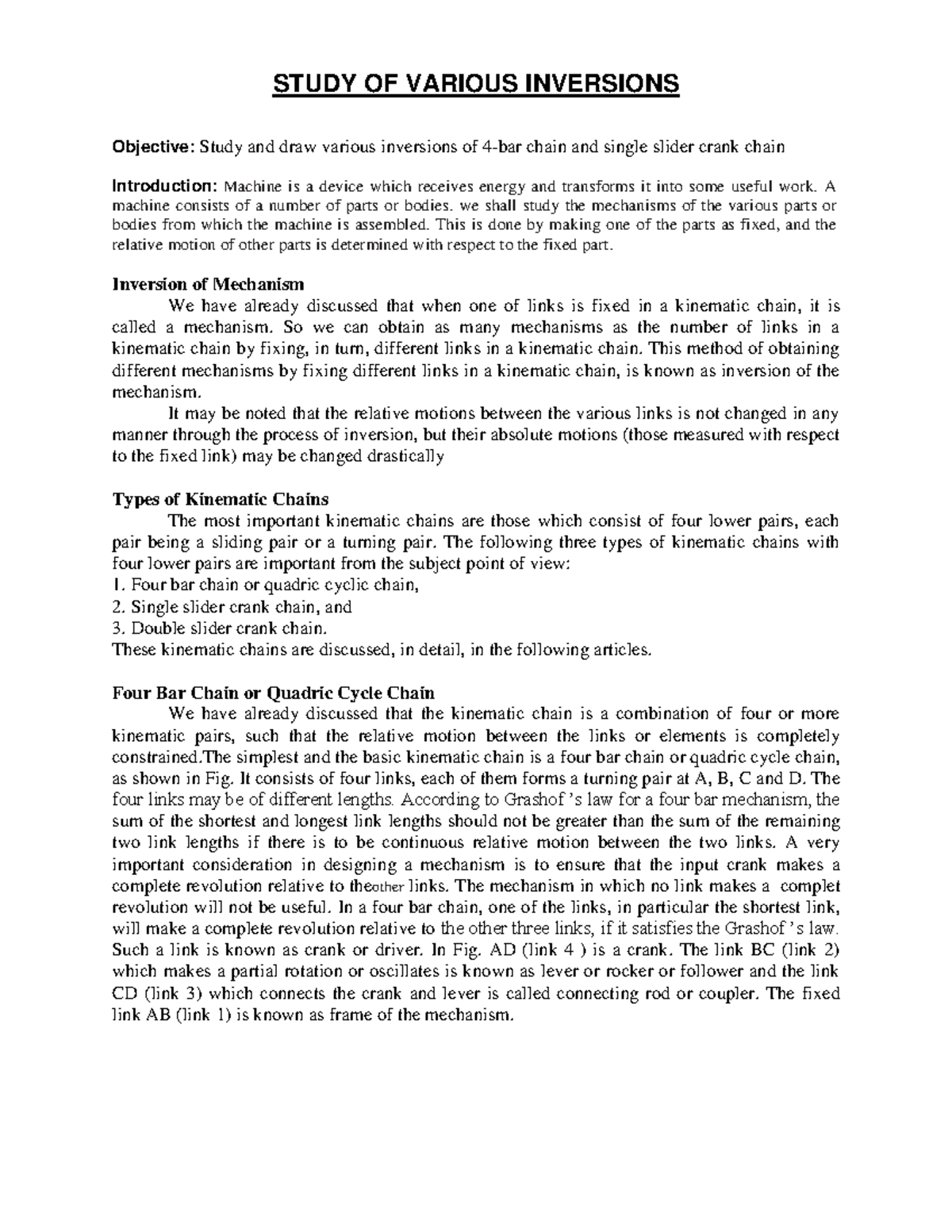 5, types of inversions - Nothing - STUDY OF VARIOUS INVERSIONS ...