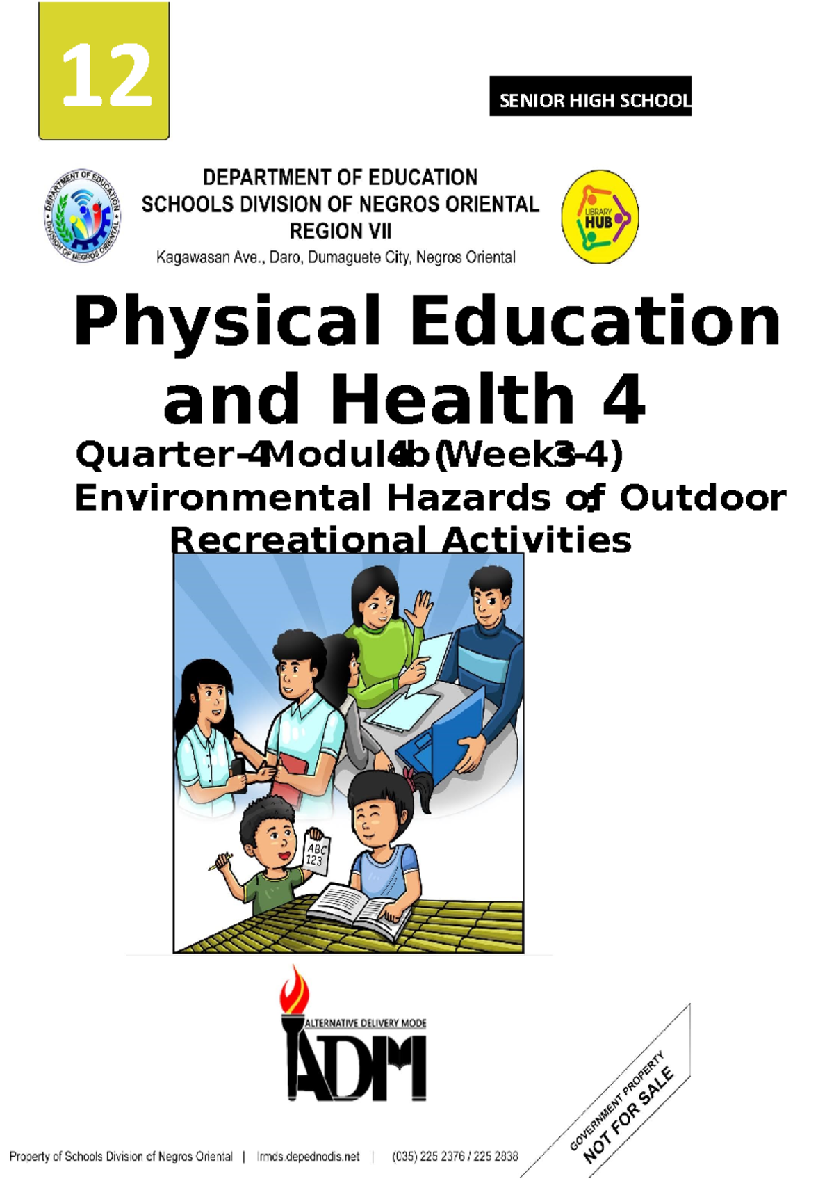 PE & Health 12 Q4: Module 4B-1 on Environmental Hazards in Outdoor ...