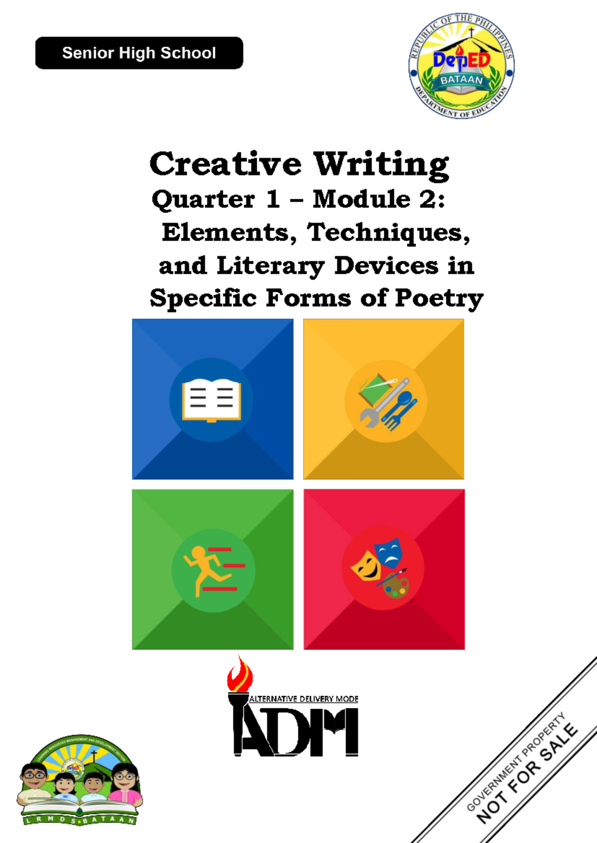 Creative Writing ADM Q1 M2: Poetry Elements & Techniques - Studocu