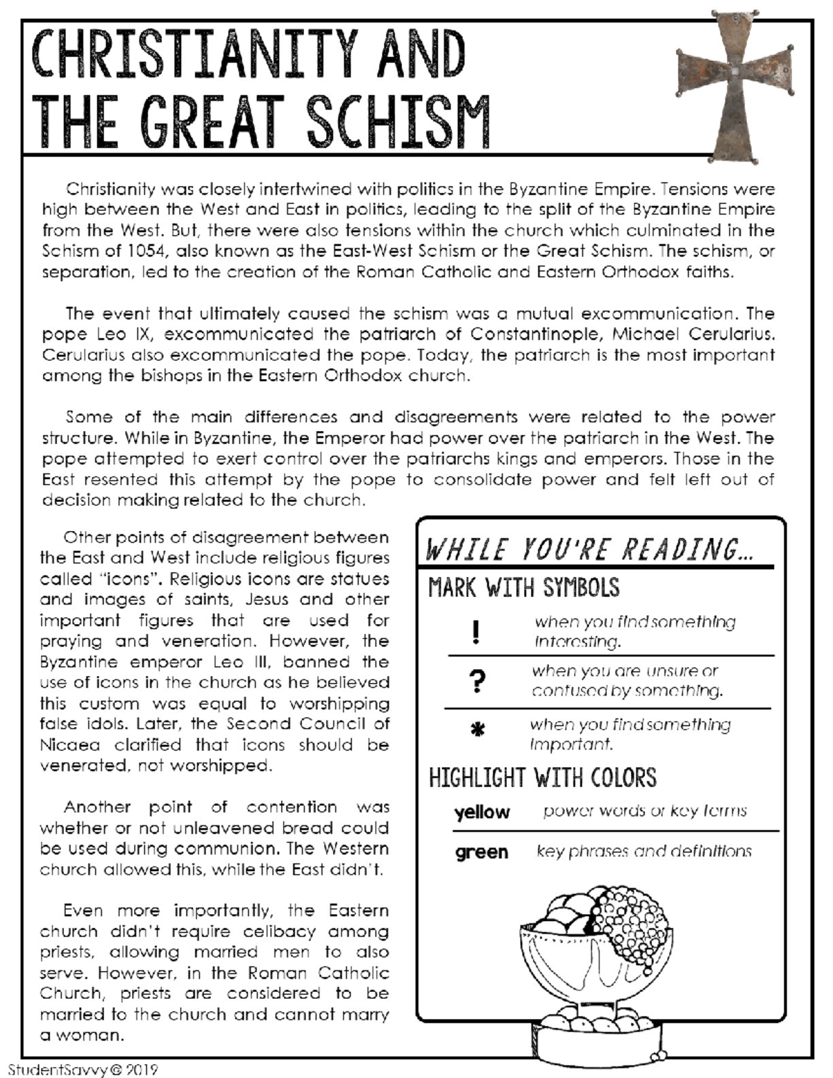 The Great Schism: Christianity's Divide in the Byzantine Empire - Studocu