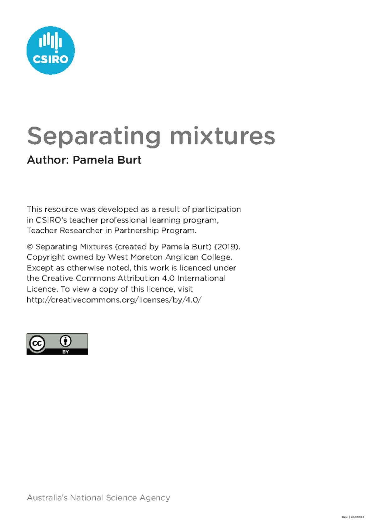 Year 7 Science Unit Plan: Separating Mixtures and Techniques - Studocu