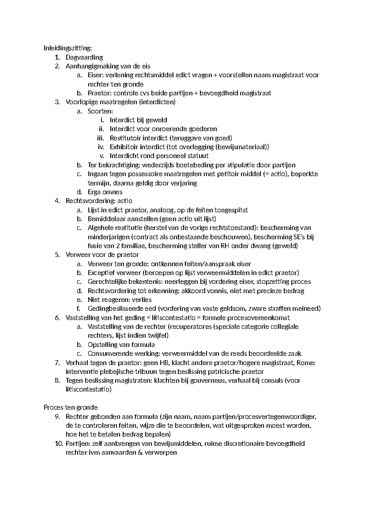 Inleidingszitting en Formula Procedure: Een Overzicht van ...