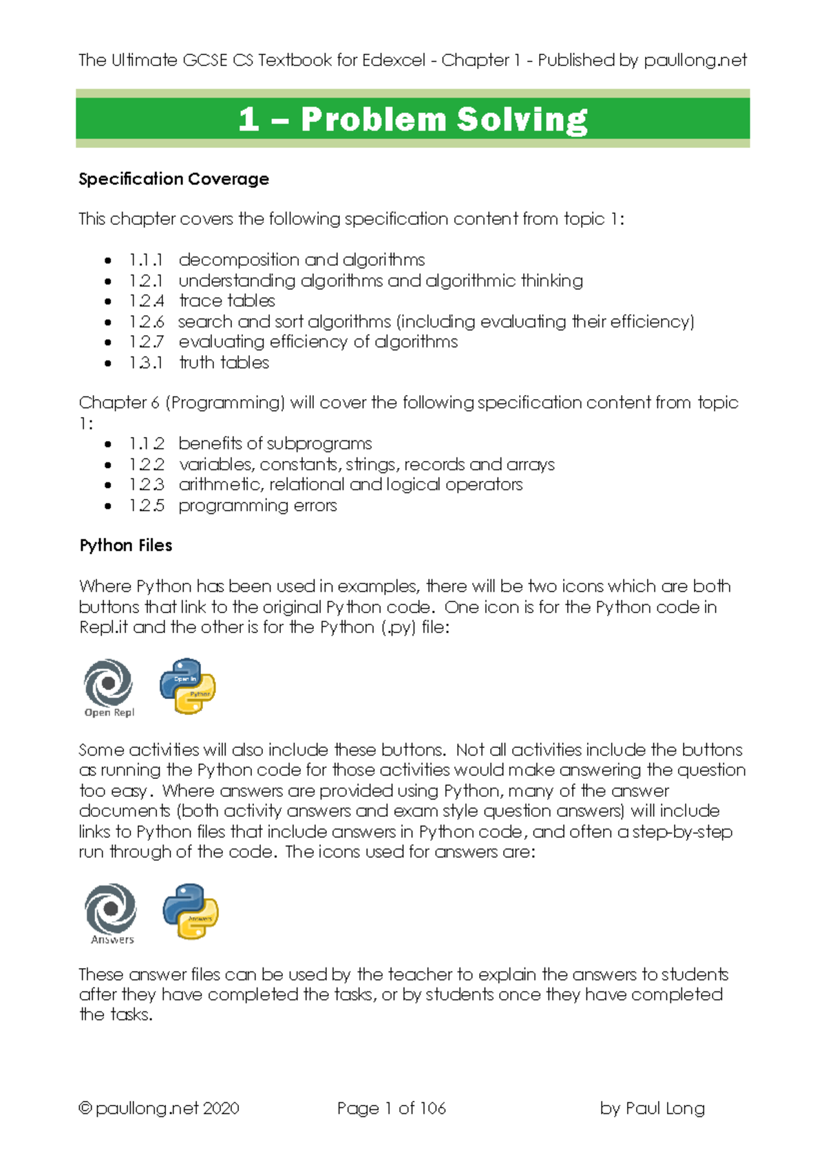 Problem Solving - Topic Summary for ITCS1001 - Studocu