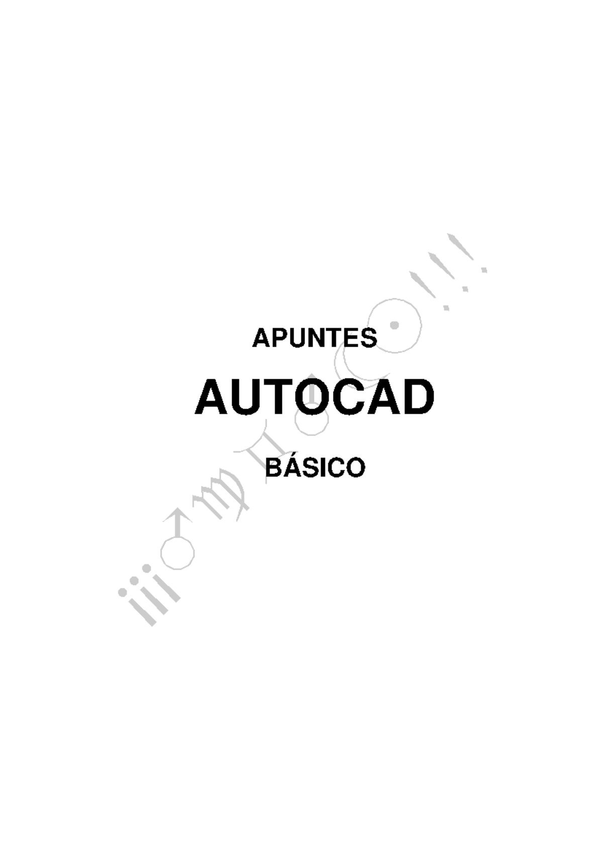 Apuntes de Autocad Básico - Curso Acad14 - Studocu