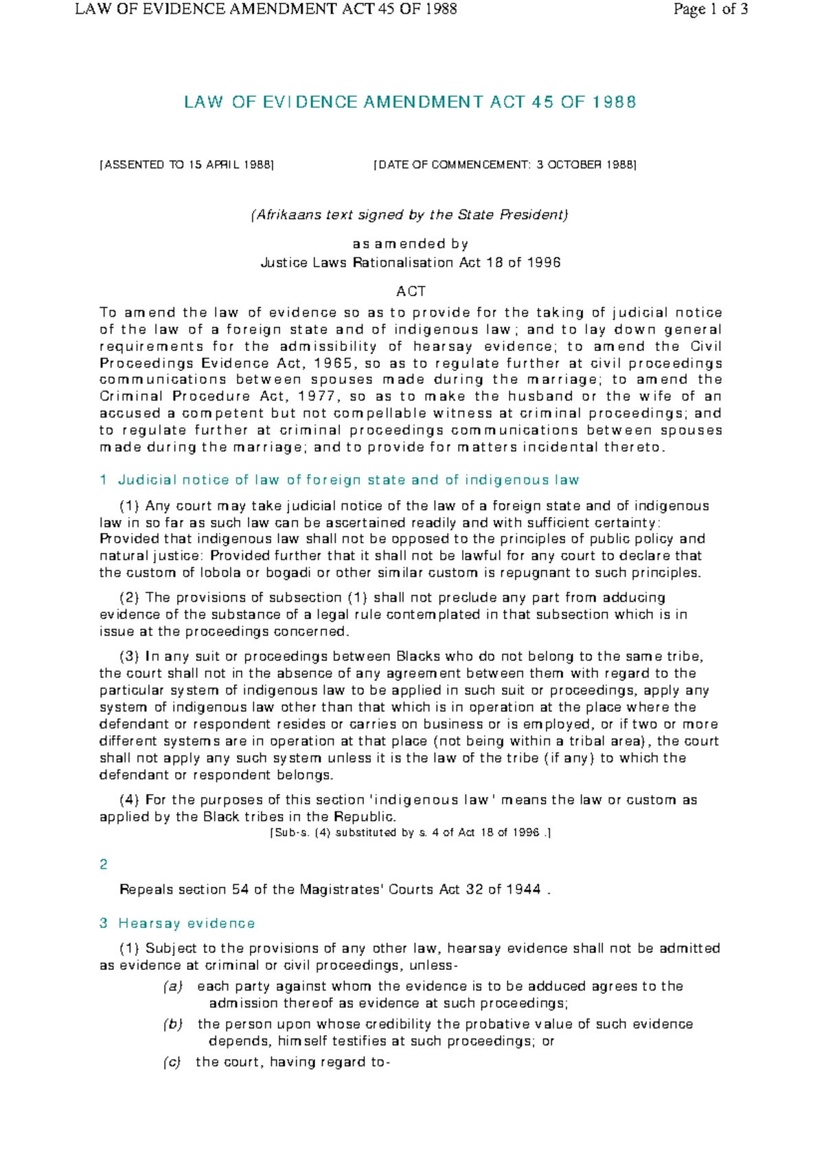 Hendriks NO V Swanepoel 1962 - HENDRIKS NO V SWANEPOEL 1962 (4) SA 338 ...