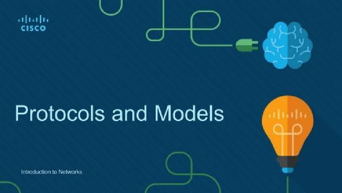 CISCO 1611: Protocols and Models Overview for Networking Fundamentals - Studocu