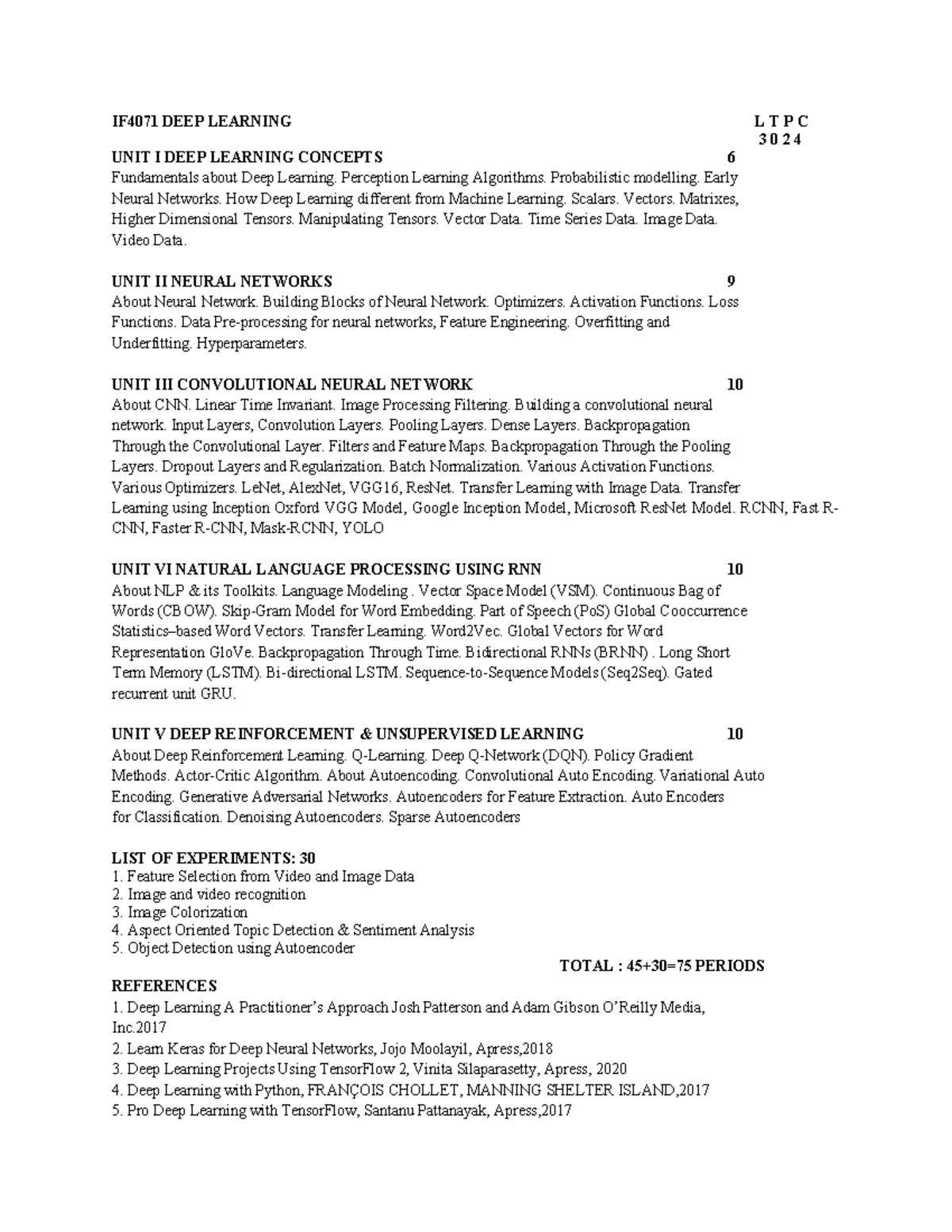 IF4071 Deep Learning Concepts and Neural Networks Overview - Studocu