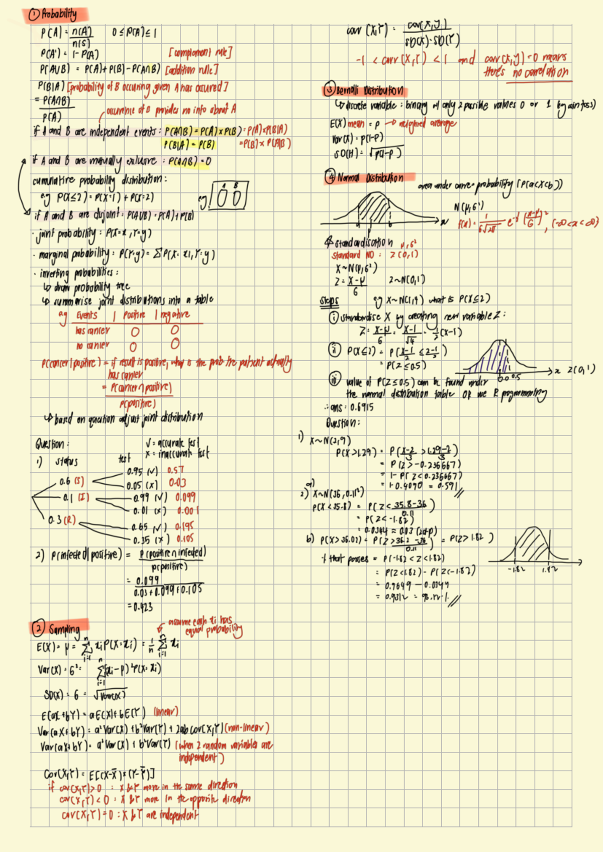 Math Formulas - DSA1101 - Studocu