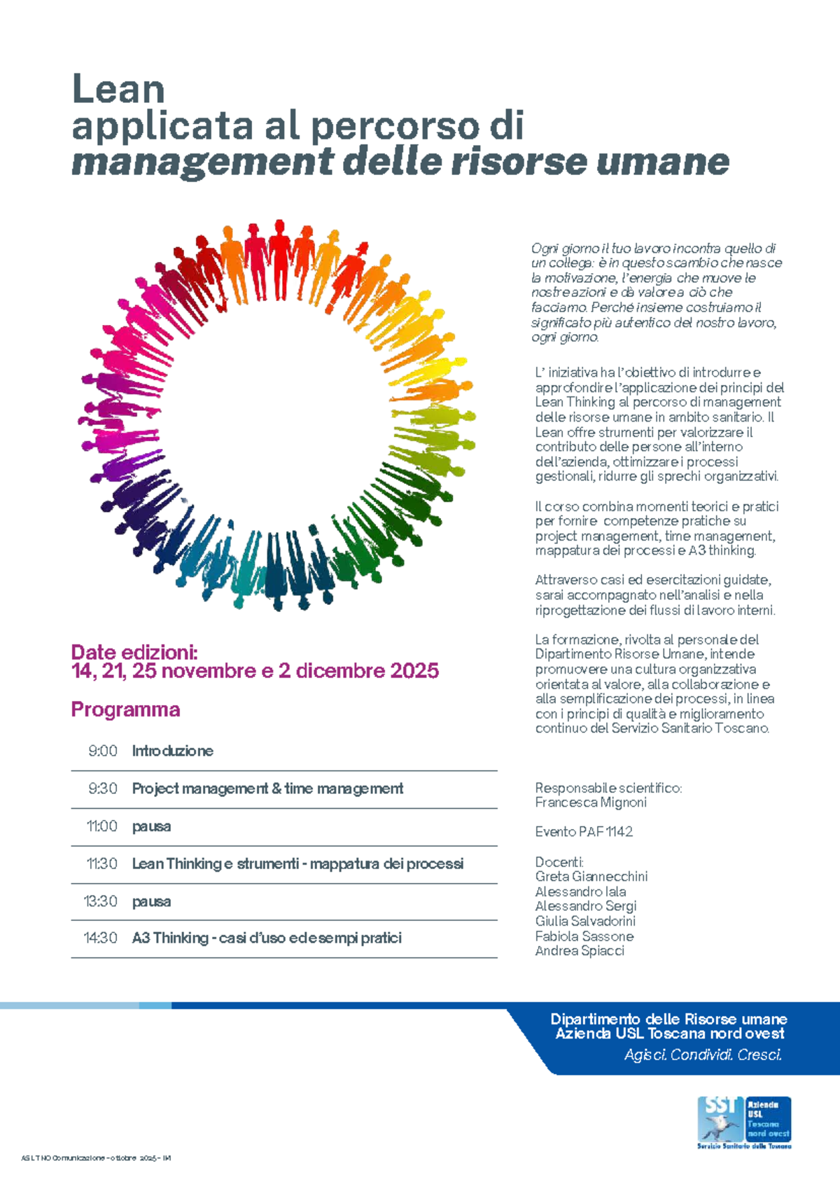 2025 A4 Lean Thinking nel Management delle Risorse Umane - Studocu