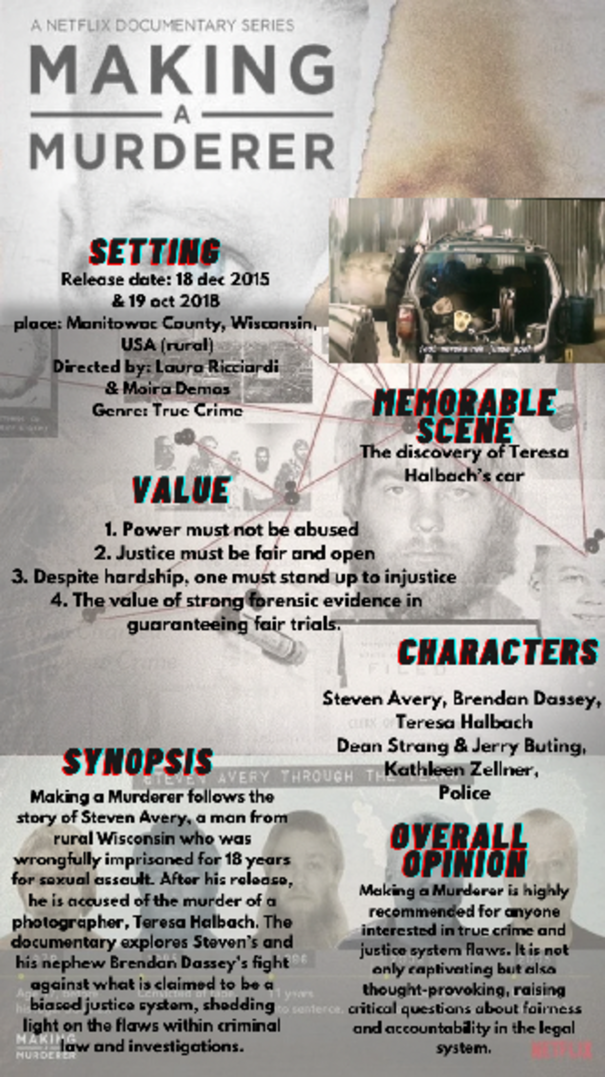 Making a murderer - oral - A NETFLIX DOCUMENTARY SERIES MAKING A ...