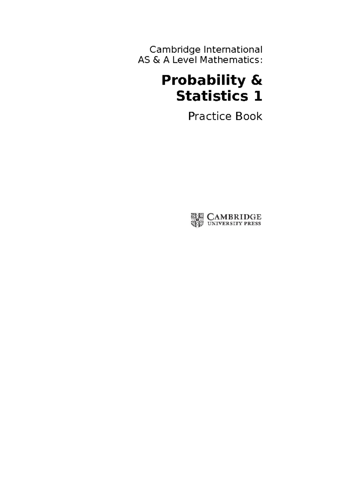 535040995 Cambridge International as a Level Mathematics Probability ...