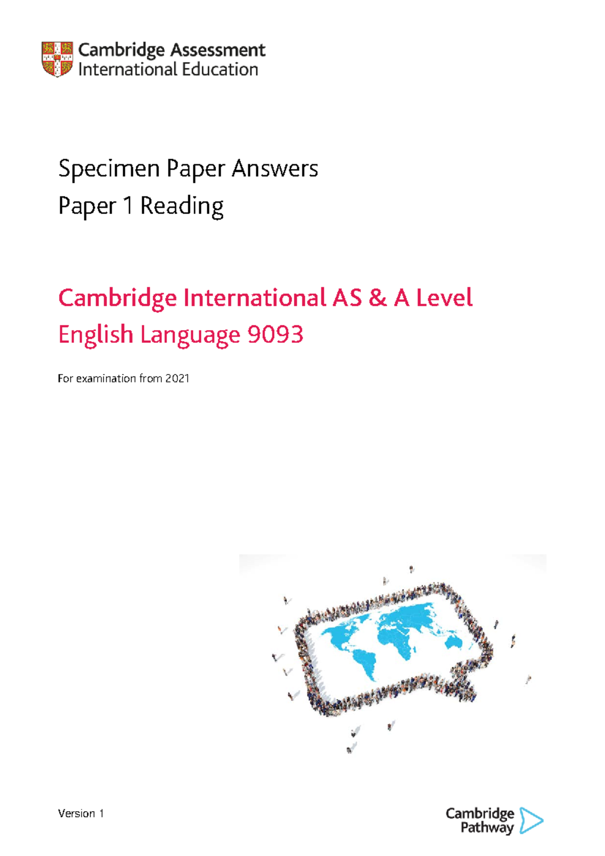 9093 English Language Paper 1 Specimen Answers & Examiner Insights ...