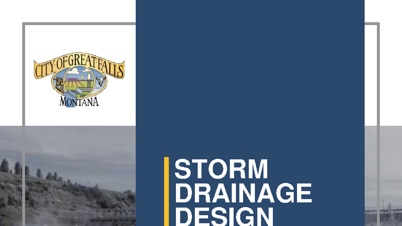 Great Falls Storm Drainage Design Manual (April 2024) - Studocu