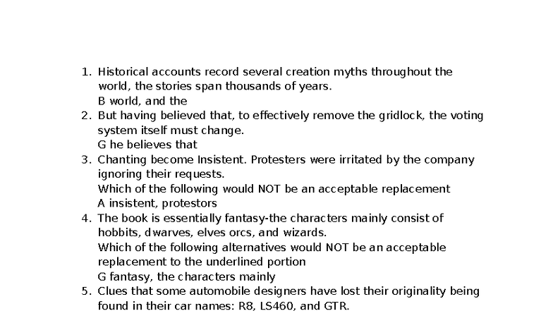 Bell Ringer Set 4 - Notes on Creation Myths and Writing Techniques ...