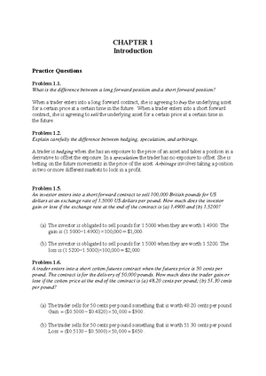 7 - solution - 93 Chapter 7 International Arbitrage and Interest Rate ...