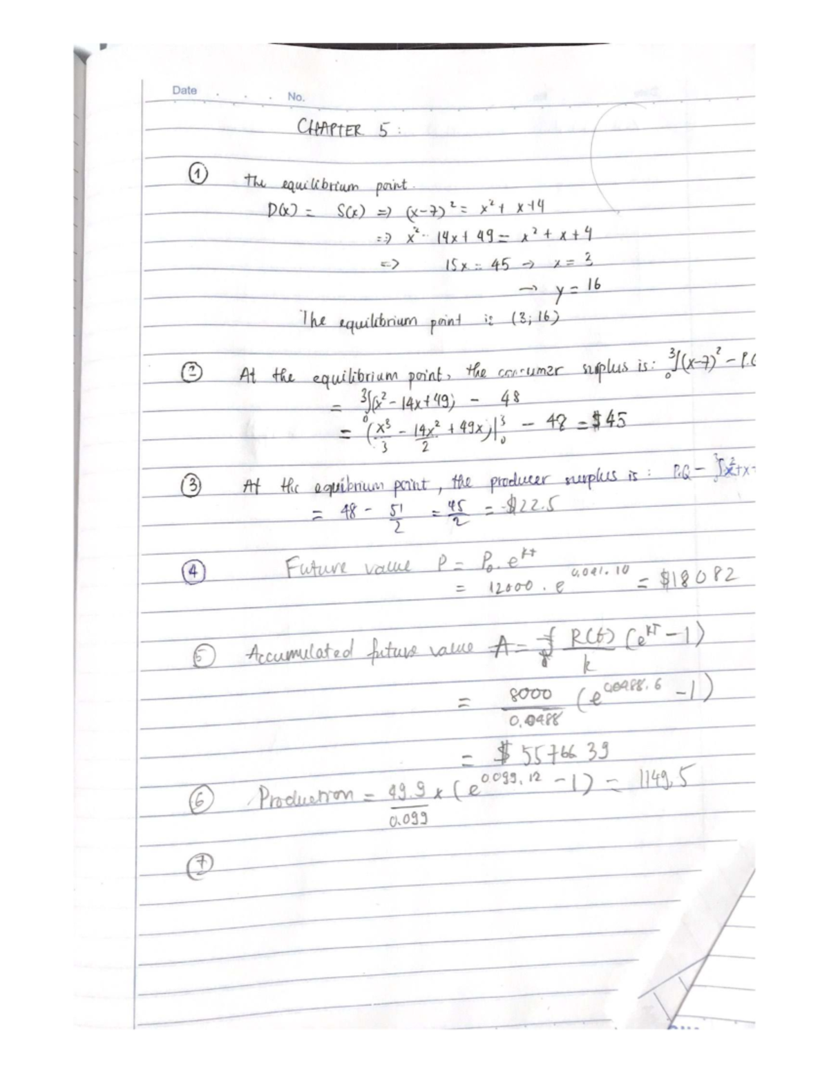 Chapter 5 - Equilibrium Points and Surplus Analysis - Studocu