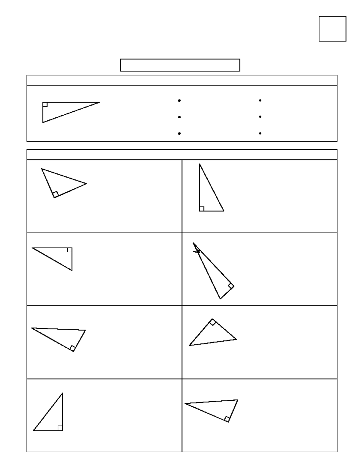 Unit 8: Right Triangles & Trigonometry Homework 3 - Ratios & Sides ...