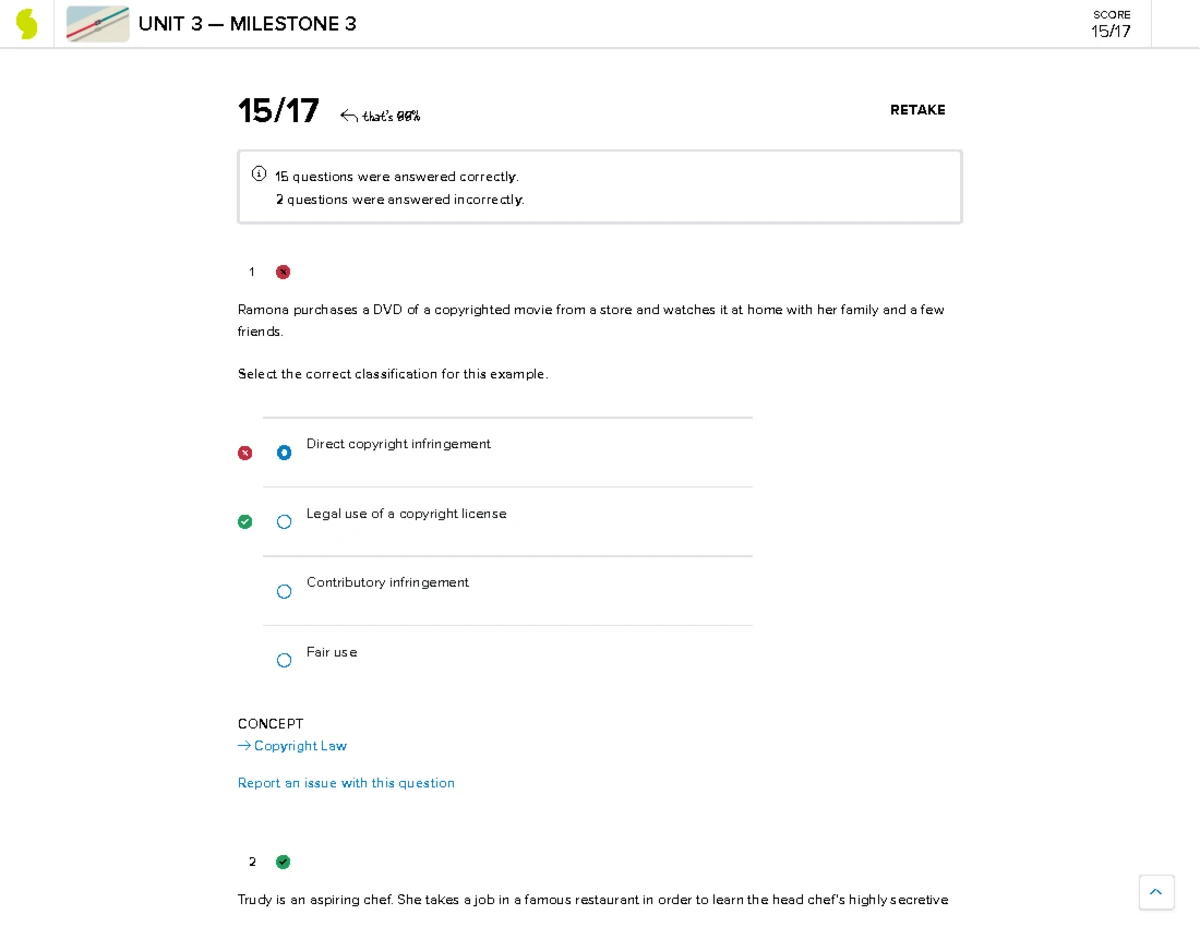 Business law unit 2 milestone sophia - 1 CONCEPT → General Perspectives ...