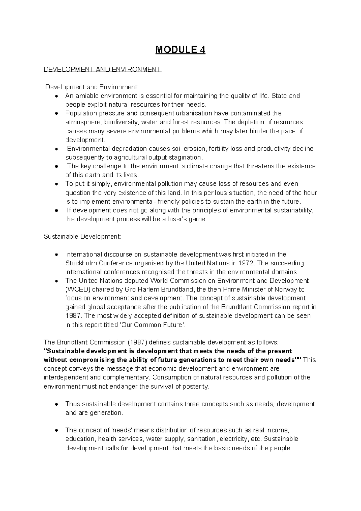 Module 4 - It's simple way to examine - MODULE 4 DEVELOPMENT AND ...