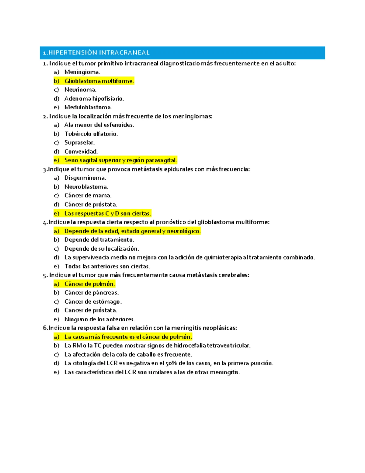 Estudio de Casos Clínicos en Medicina Interna: Cód. Banco DE Medicina ...
