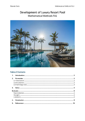 11 Mathematical Methods FA1 PSMT - - Studocu