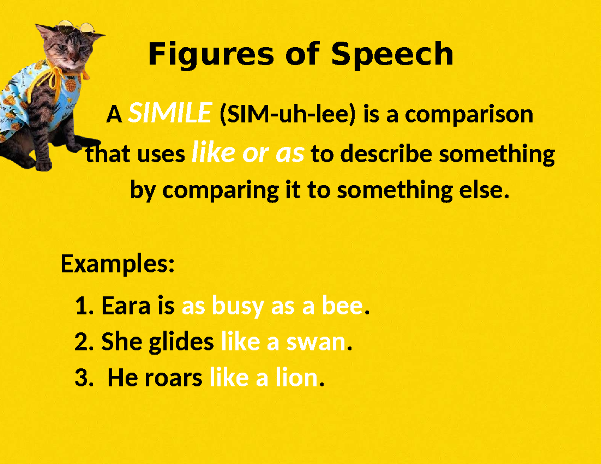 Figures of Speech: Simile, Metaphor, and More Explained - Studocu
