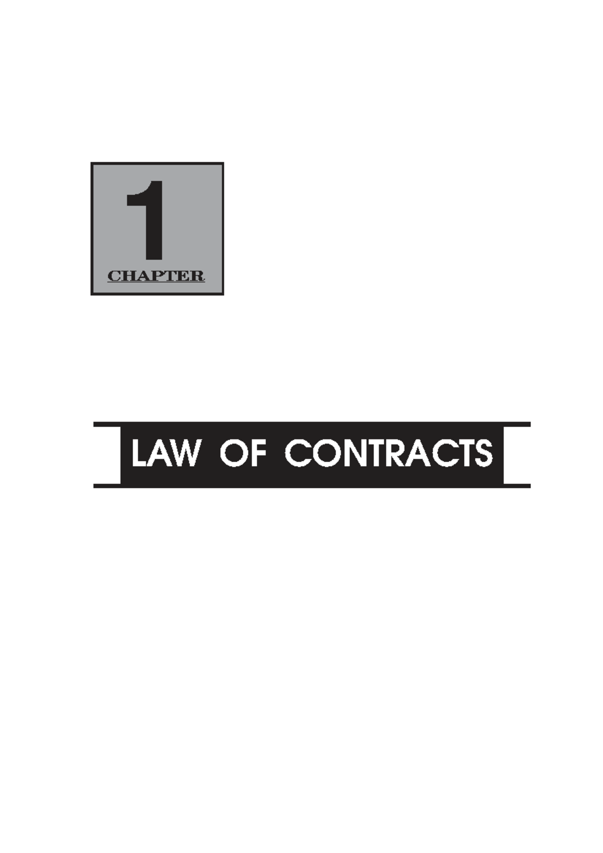 LAW OF CONTRACTS 1 - Business Law Notes on Essential Elements and - Studocu