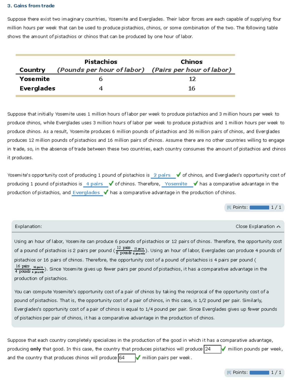 Gains from Trade: Analysis of Comparative Advantage (ECO 101) - Studocu