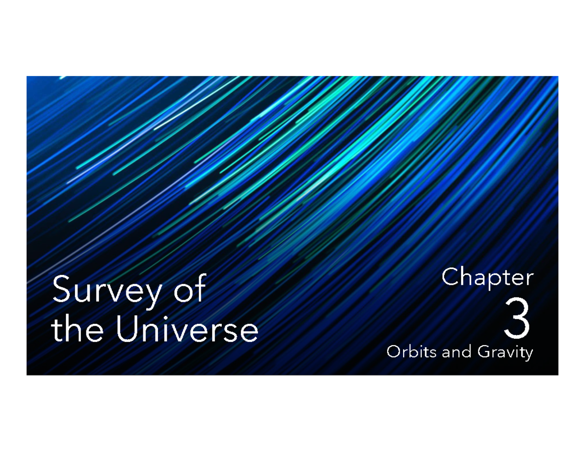 Chapter 3: Orbits & Gravity - Kepler's & Newton's Laws Explained - Studocu