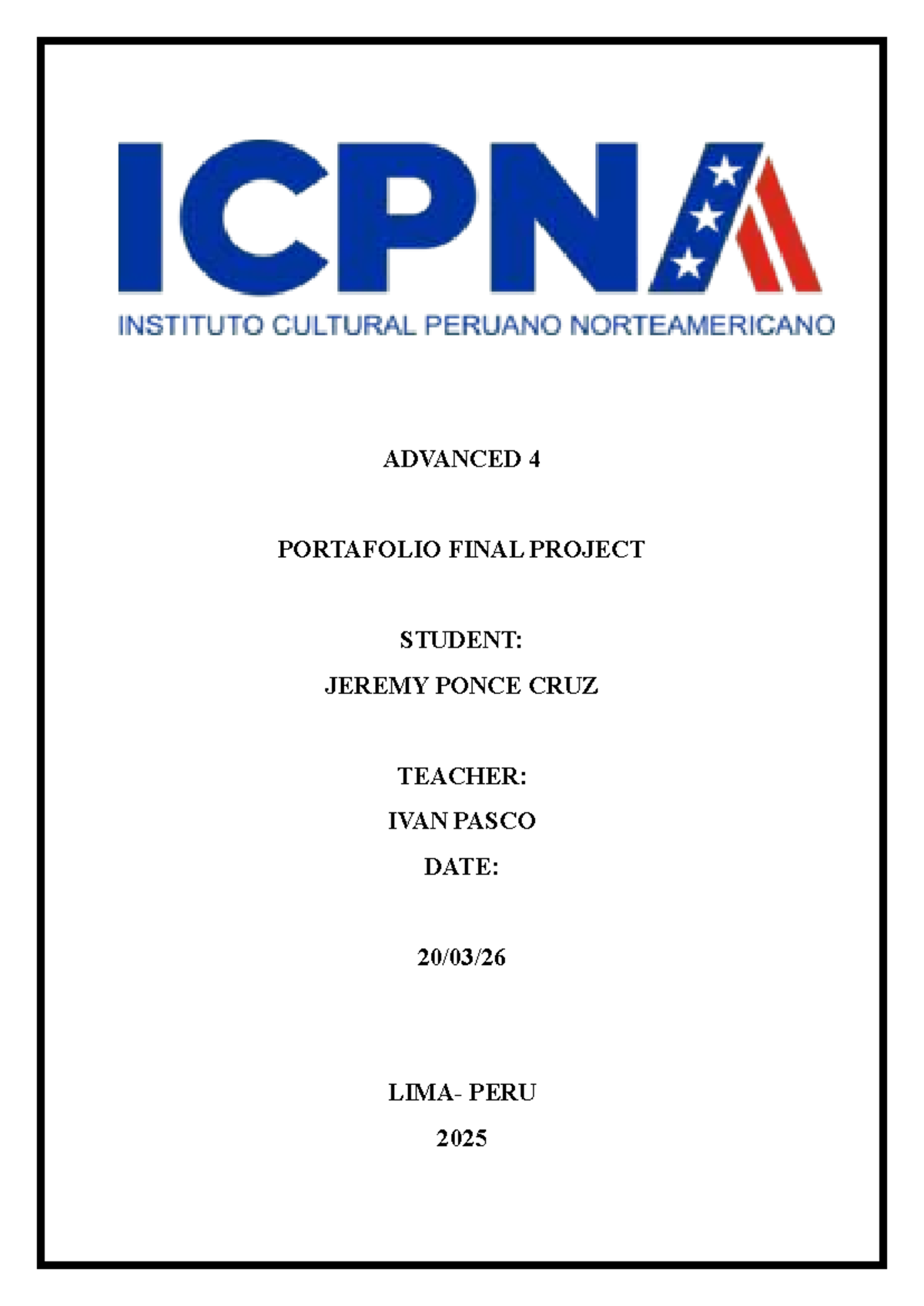 ADVANCED 4 PORTFOLIO FINAL PROJECT: LEARNING FROM EXAM MISTAKES - Studocu