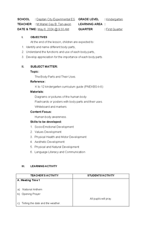 Rubrics for Group Activity - Rubrics for Group Activities Rubric 1 ...