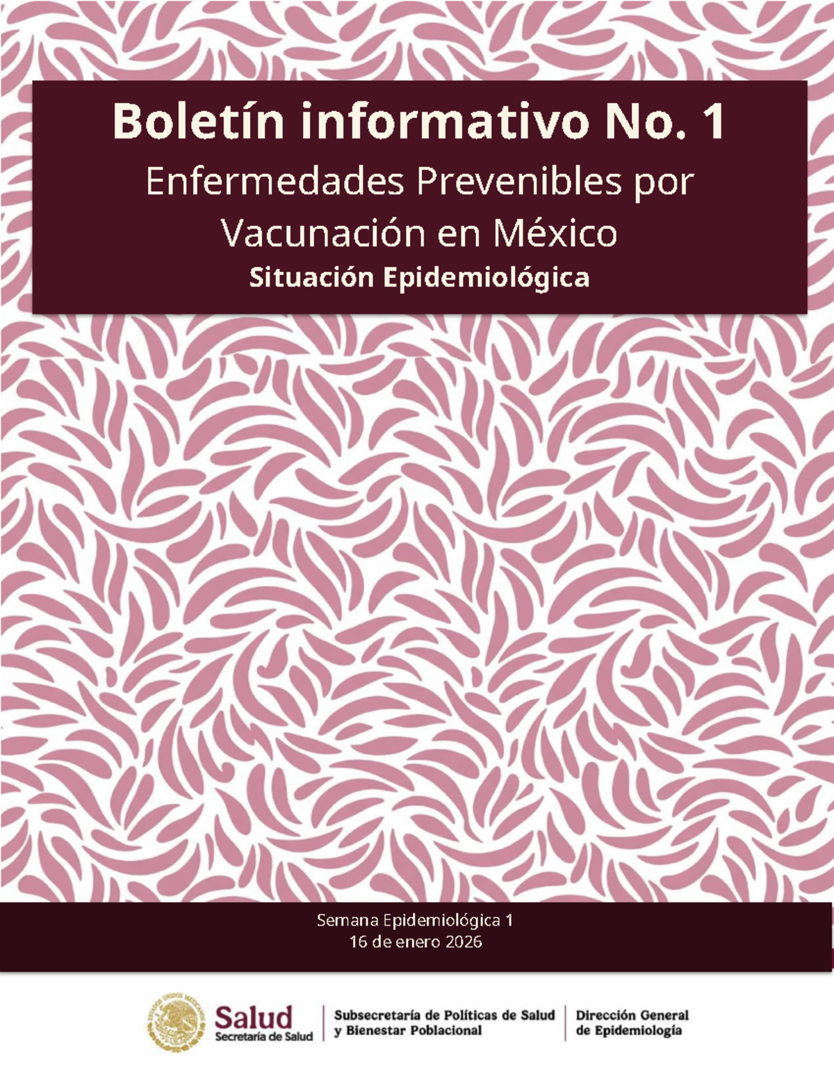 Boletín Epidemiológico No. 1: Enfermedades Prevenibles por Vacunación ...