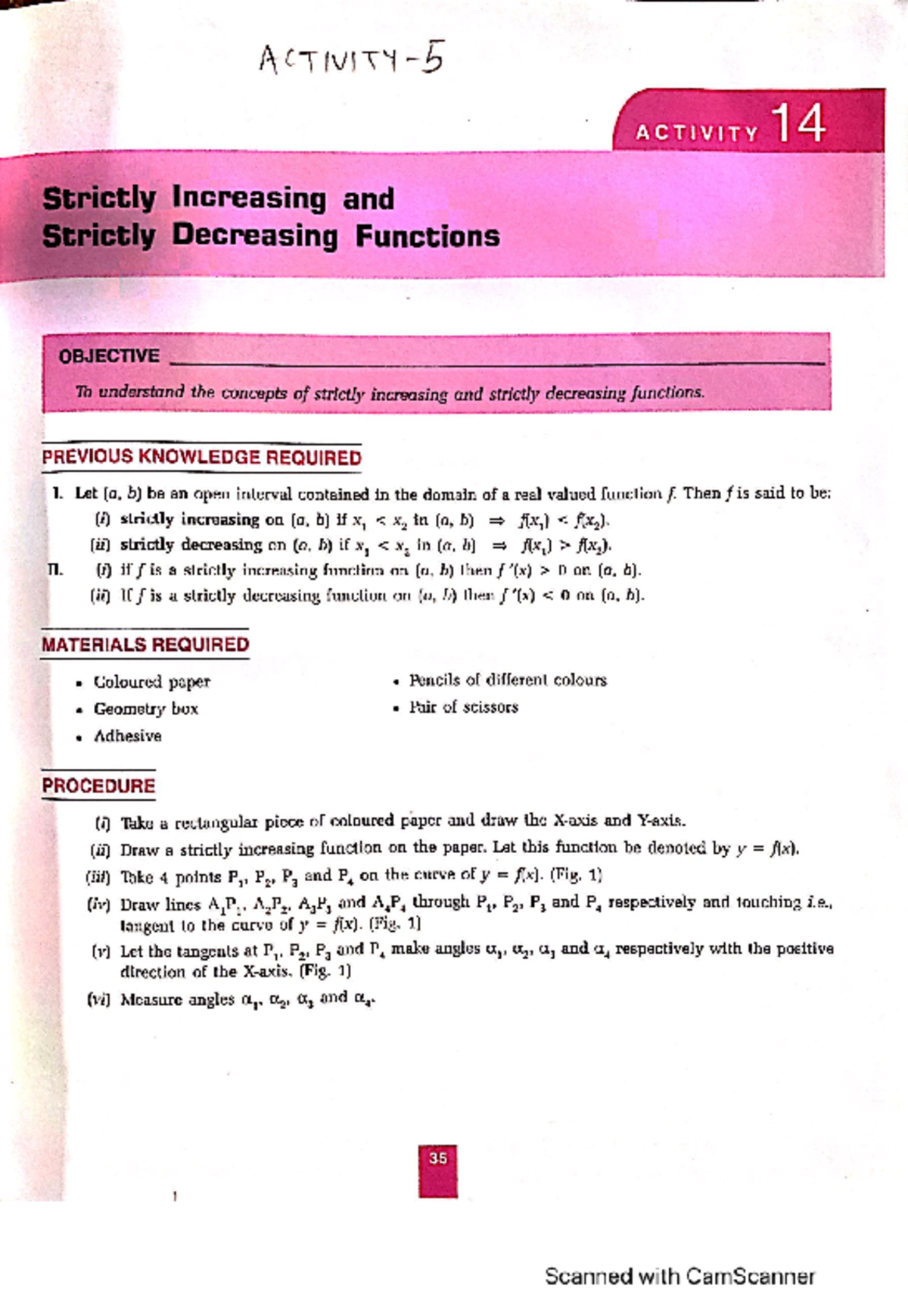 Class 12 Maths Practicals: Strictly Increasing & Decreasing Functions ...