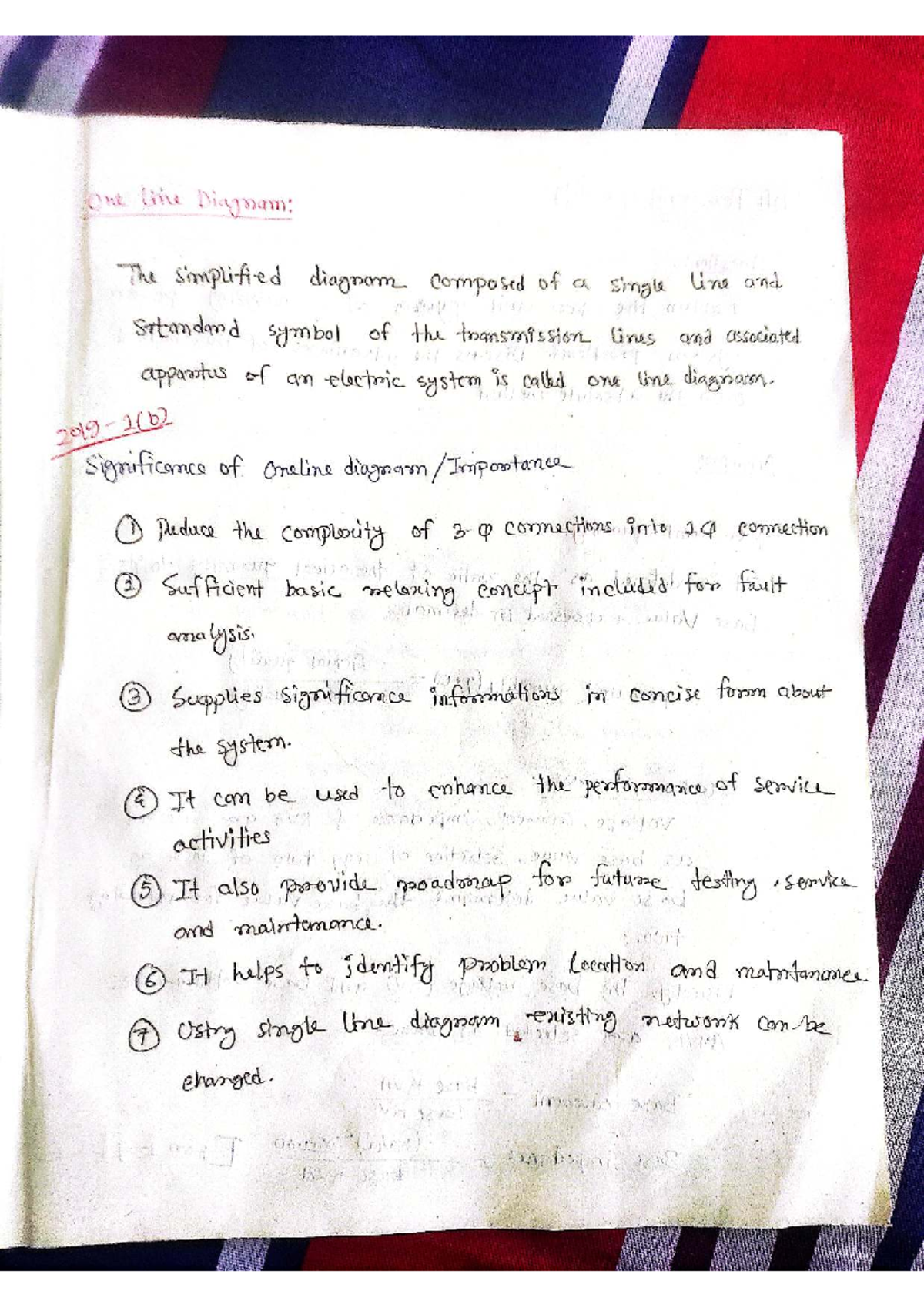 One Line Diagram and Per Unit System Analysis - EE 101 Lecture Notes ...