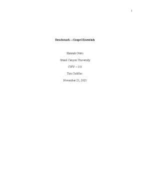 CWV-101 Quiz 2 Study Guide - CWV TOPIC 2 QUIZ REVIEW September 16, 2019 ...