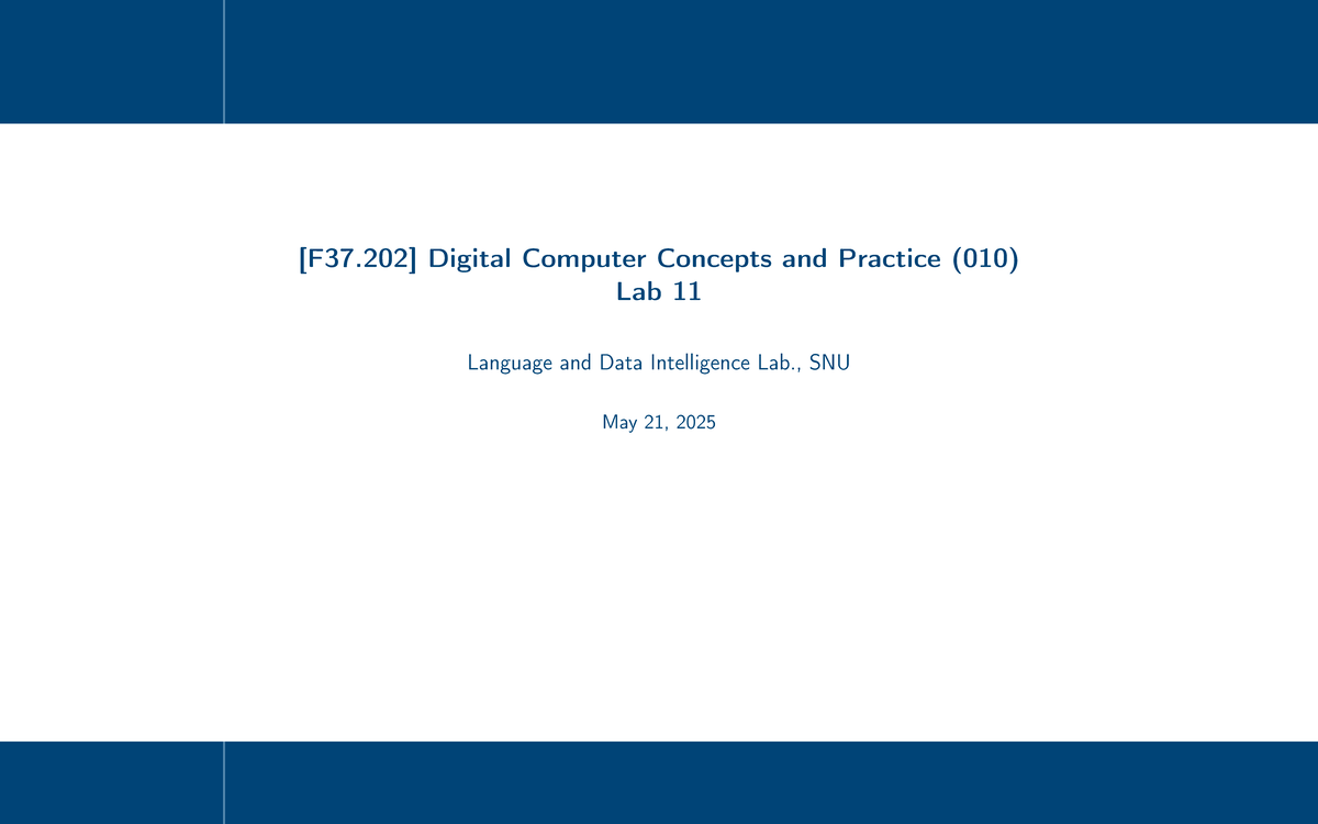 Digital Computer Concepts and Practice (010) Lab 11: Data Intelligence ...