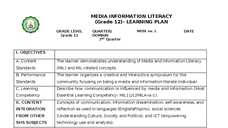 Copy (1) - Copy - Copy - LECTURE NOTES - MEDIA INFORMATION LITERACY ...