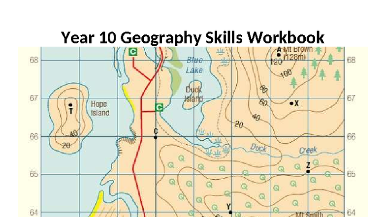 Year 10 Geography Skills Workbook: Latitude, Longitude & Population ...
