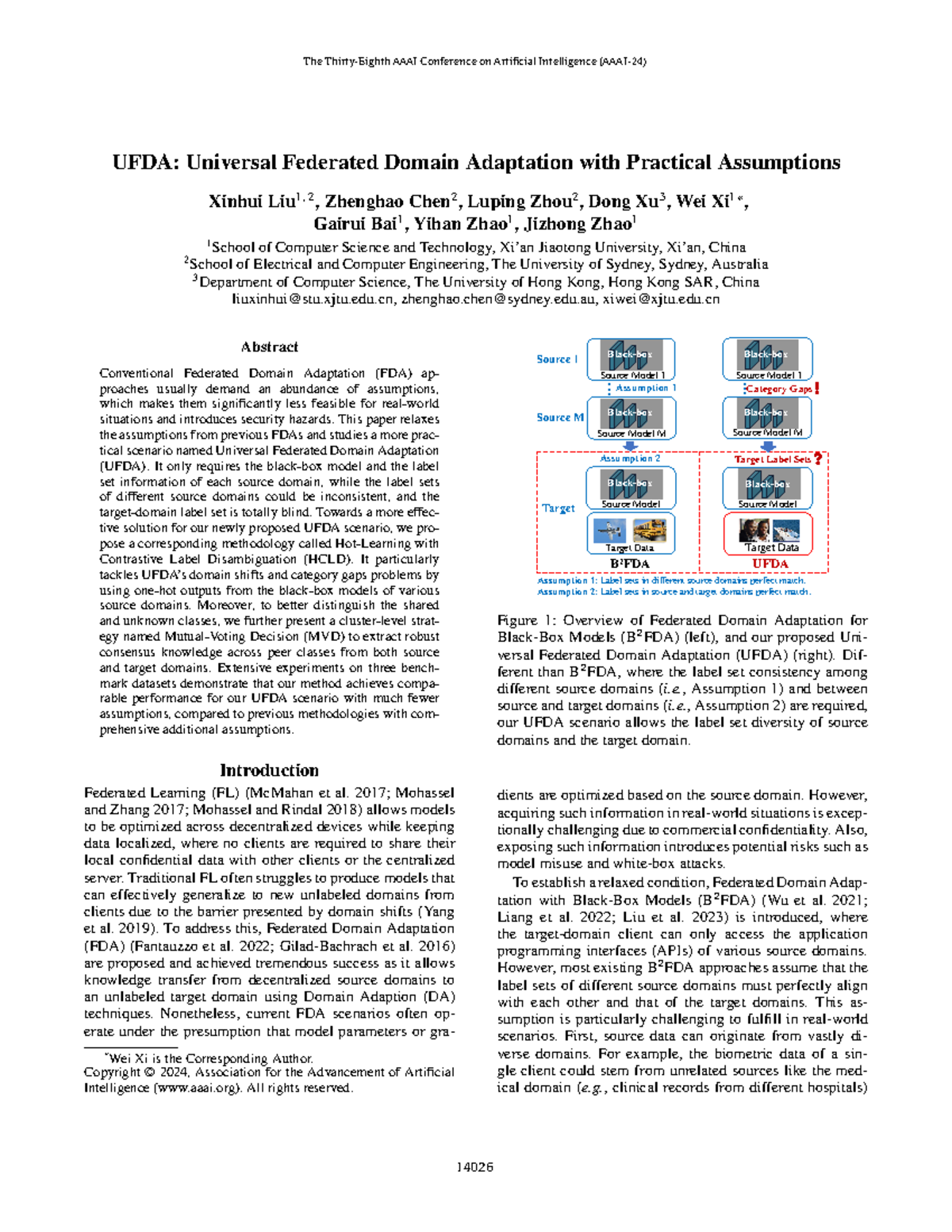 UFDA: Practical Universal Federated Domain Adaptation Methods - Studocu