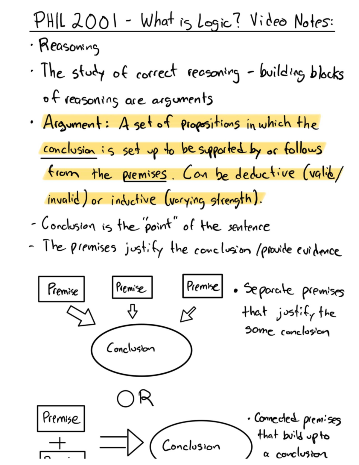 PHIL 2001 Lecture Notes: Understanding Logic and Arguments - Studocu