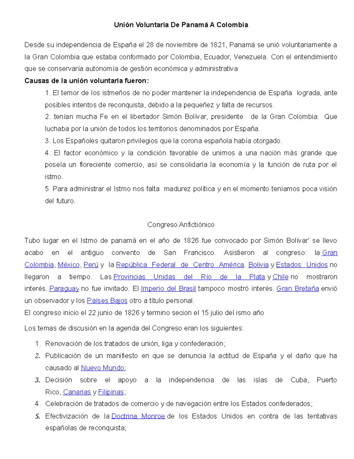 Rebeliones de Cimarrón: La Historia de Bayano en Panamá - Studocu