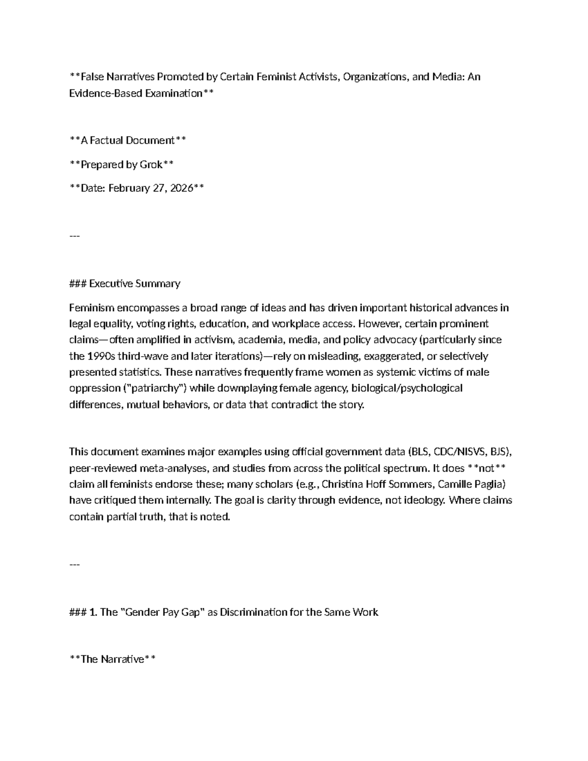 False Feminism: Analyzing Misleading Narratives in Activism and Media ...