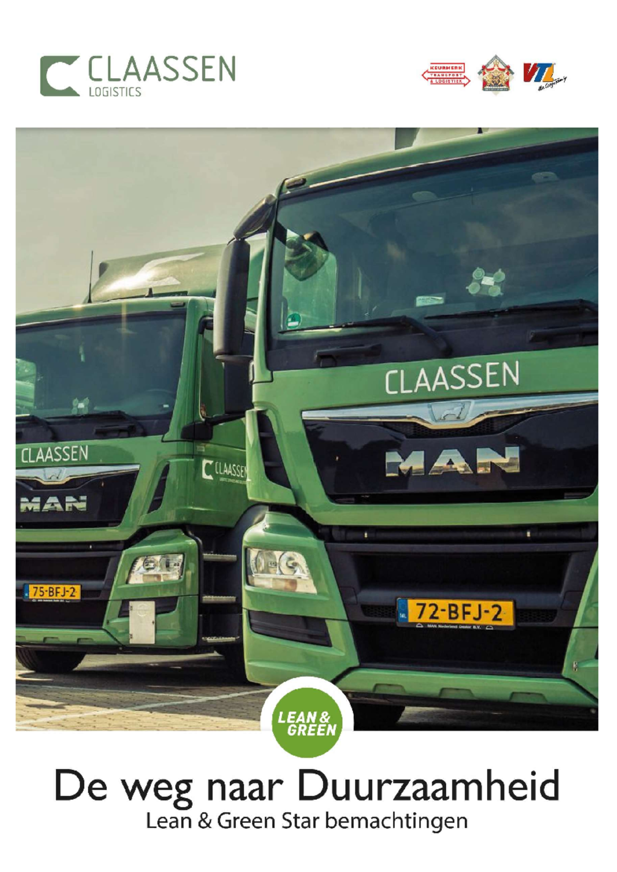 Eindverslag Lean & Green Programma - Claassen Logistics (V1.1 ...