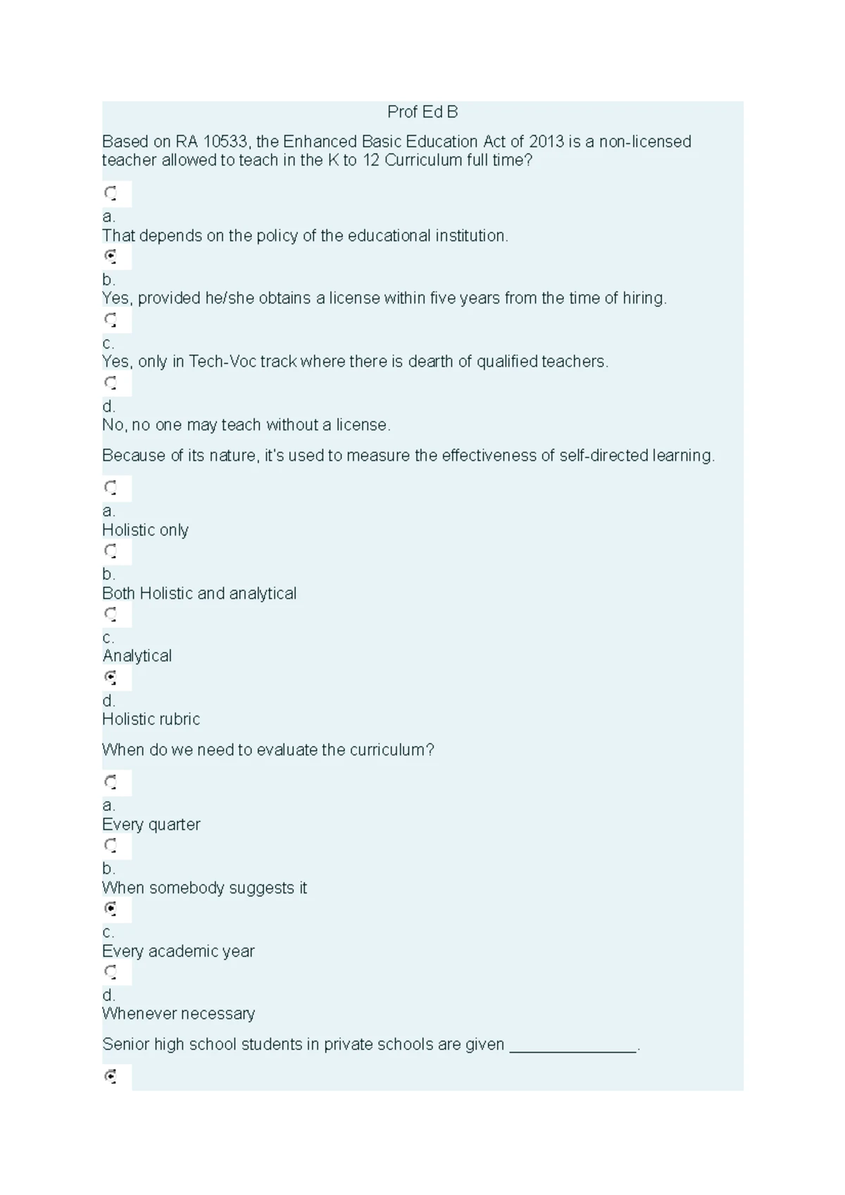 RRE- Lesson Plan Sample for P.E. & Health, Grade 12 Sections A&B - Studocu