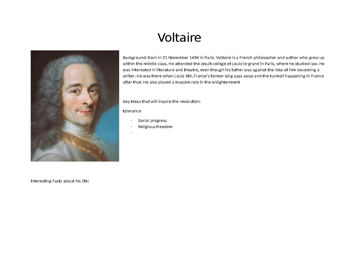Enlightenment Thinkers: Voltaire & Montesquieu Insights and Quotes ...