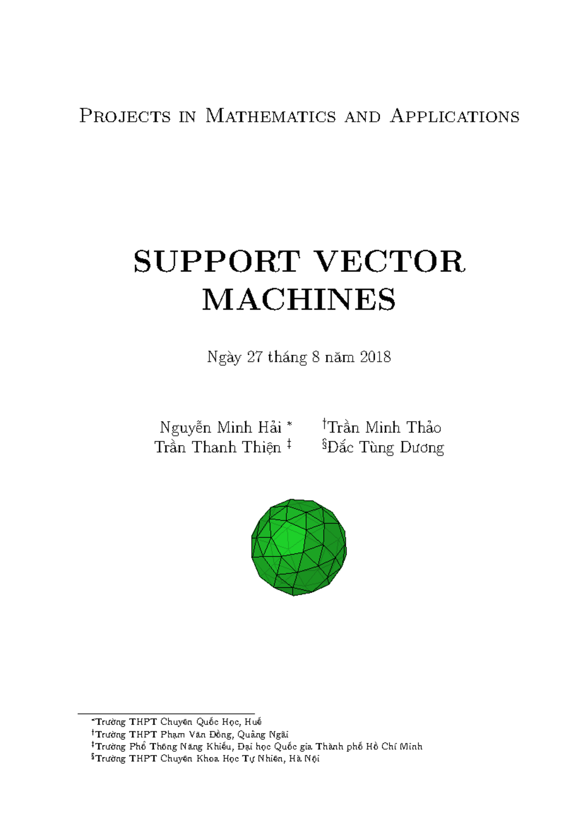 SVM-2: Hướng Dẫn Chi Tiết Về Support Vector Machines - Studocu