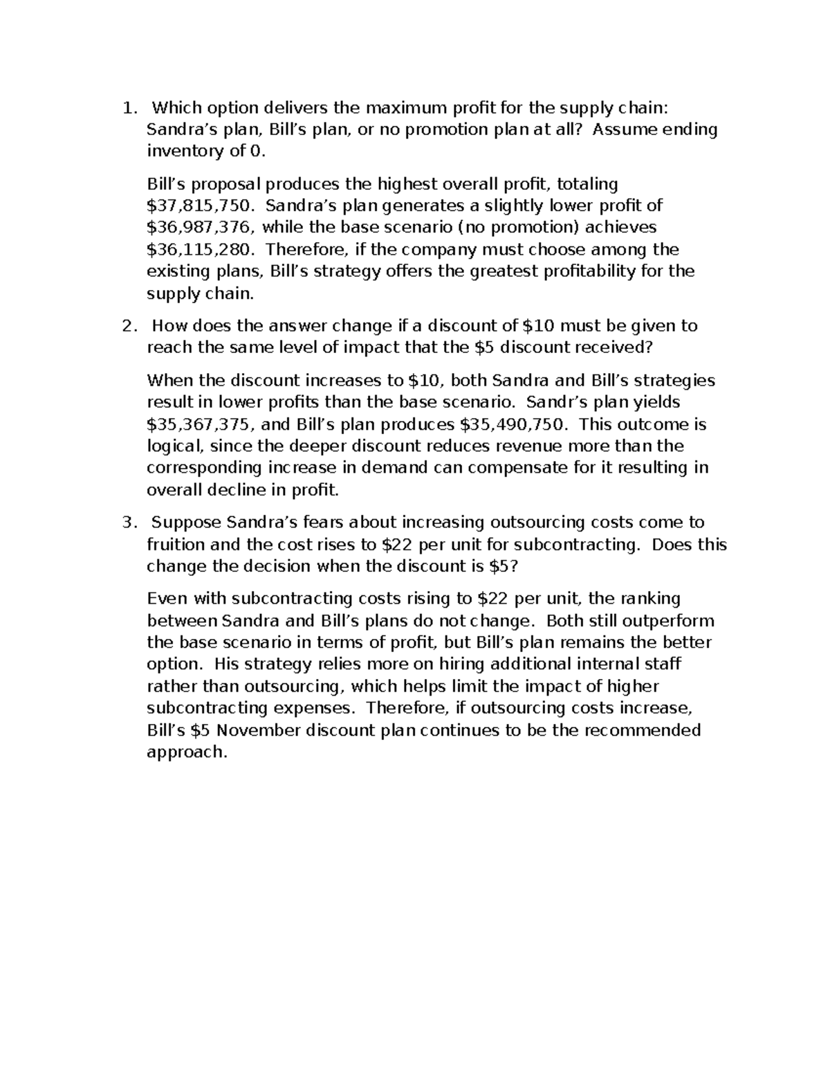 Case Study #2 - Ch.8 Mintendo Game Girl: Profitability Analysis - Studocu