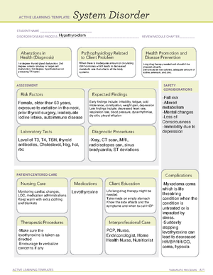 Appendicitis ati template - ACTIVE LEARNING TEMPLATE: System Disorder STUDENT NAME Appendicitis ...